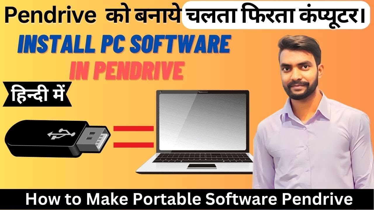 👌🔥 How to Install PC Software on a USB Pendrive | Portable Apps | mini ...