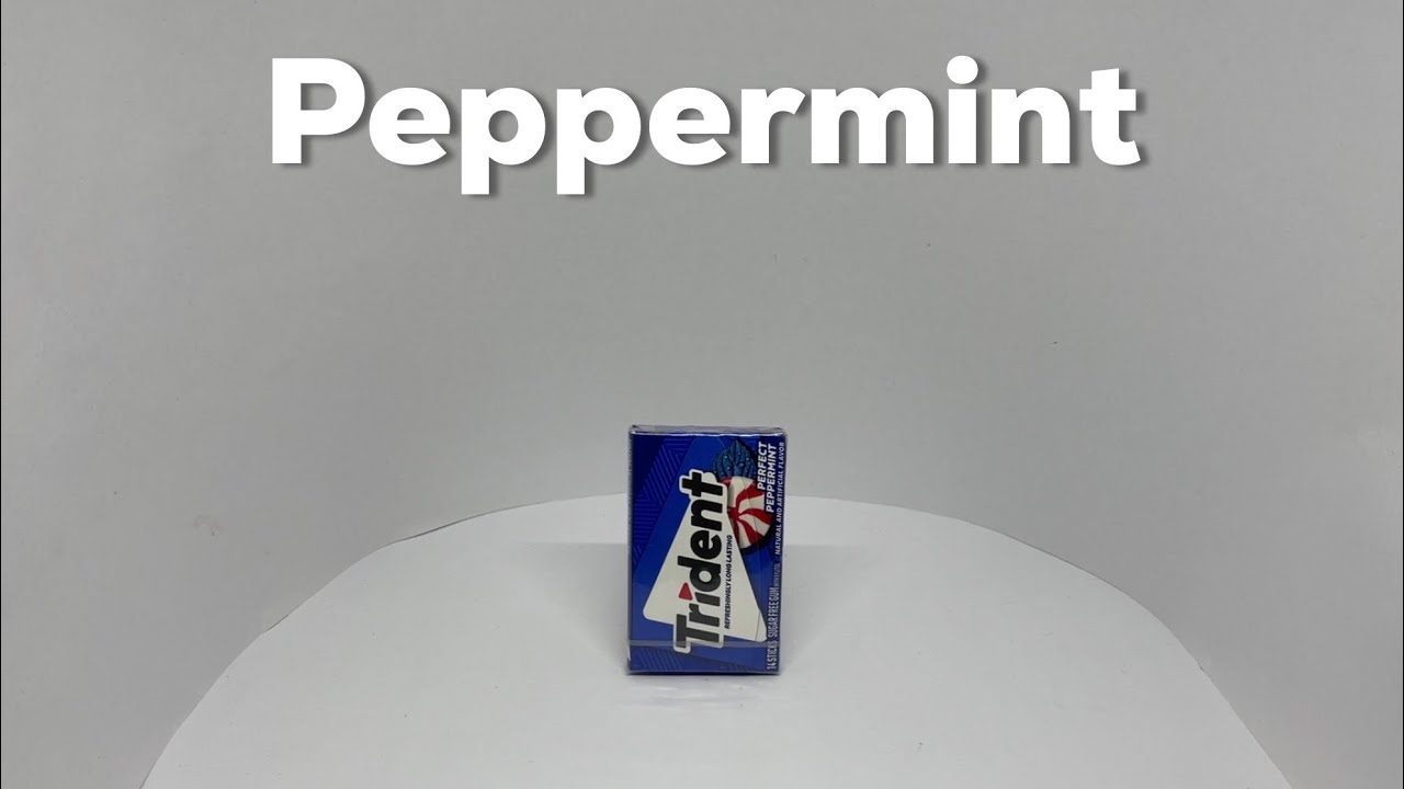 Trident Perfect Peppermint Gum - YouTube