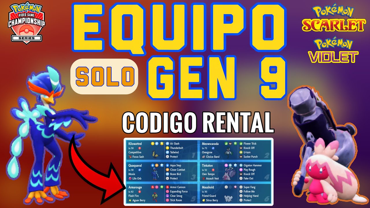 [Gen 9 Challenge #1] Equipo VGC usando SOLO Pokemon de 9na generación ...