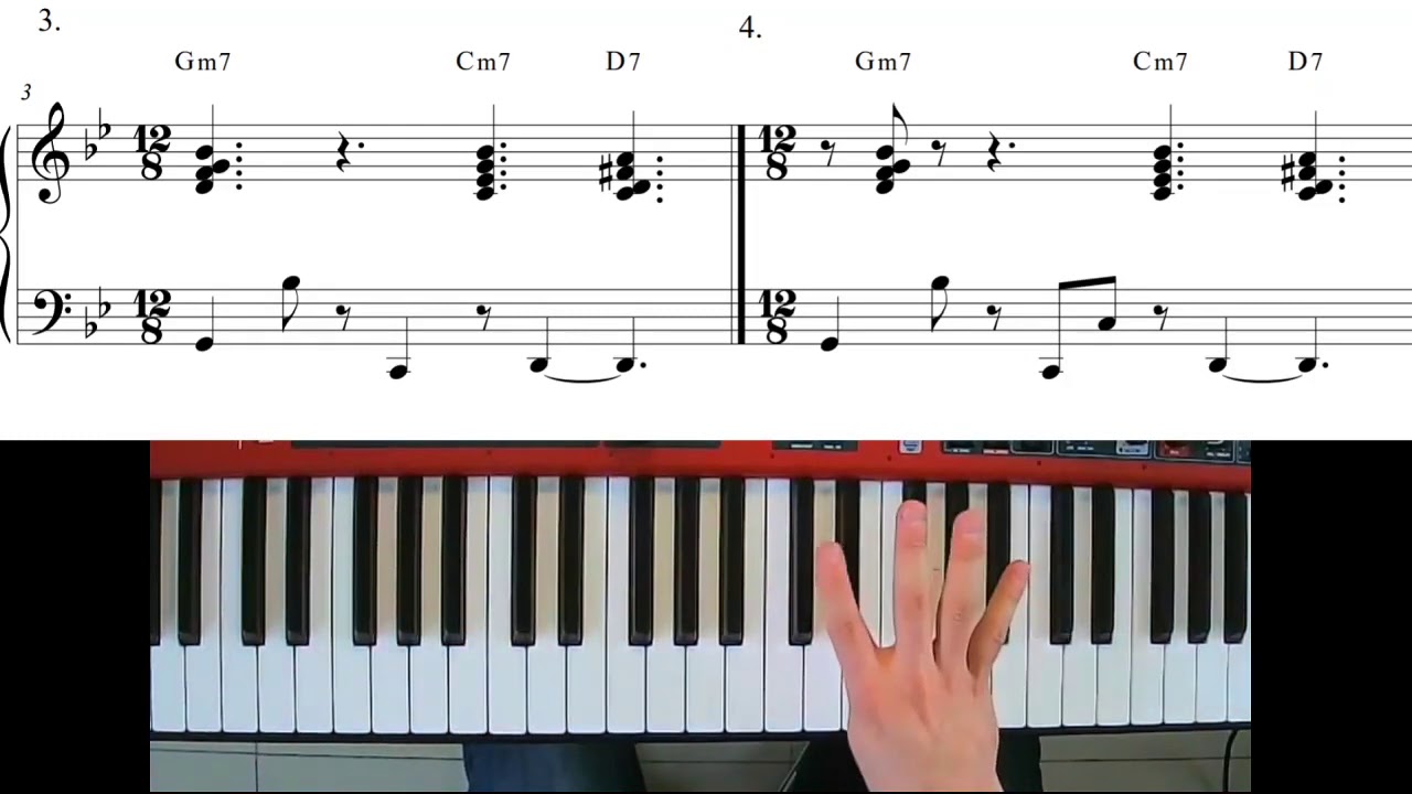 Patrones de Festejo peruano del 1 al 6. Piano complementario 2 - YouTube