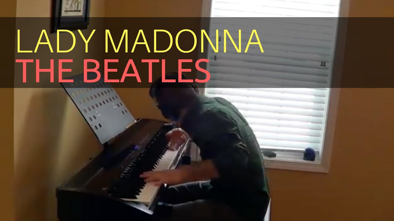 The Beatles - Lady Madonna (Piano Cover) | Harrison Moss Music - YouTube