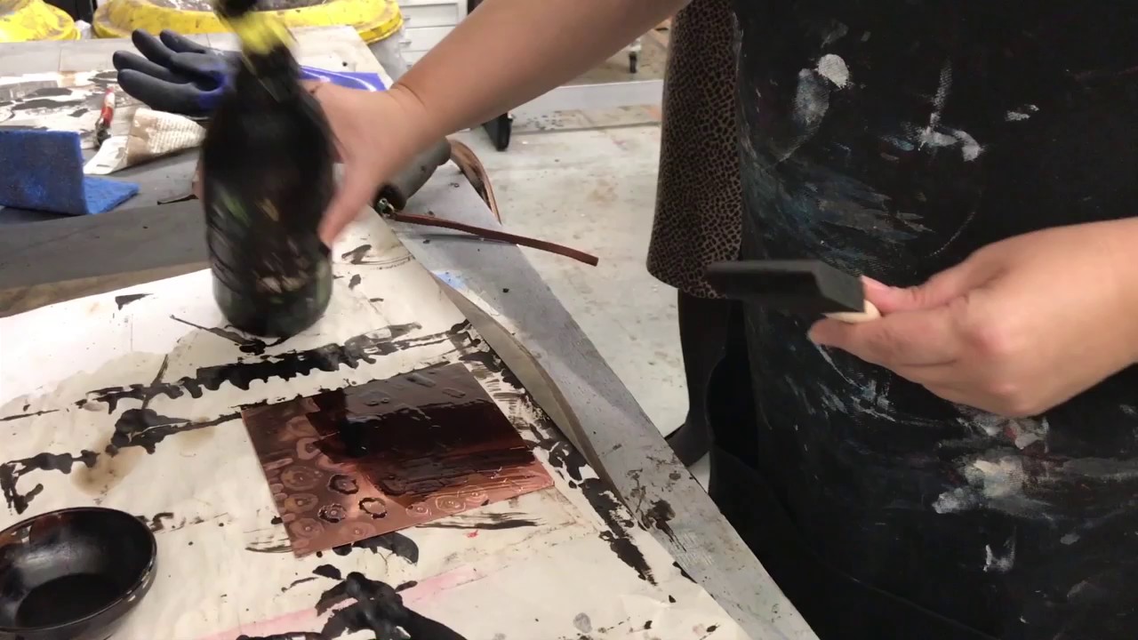 Sugar Lift and Aquatint Process- Marilee Salvator - YouTube