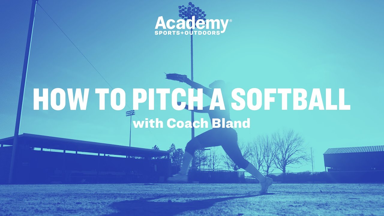 Softball | How to Pitch with Coach Bland - YouTube
