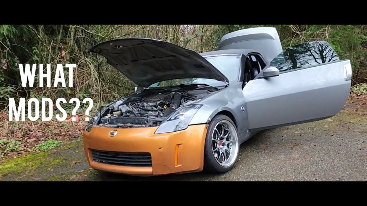 What Mods are on the 2004 Nissan 350z? - YouTube
