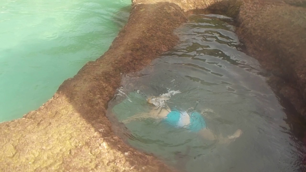 Cathedral Cove Mermaid Pool - YouTube