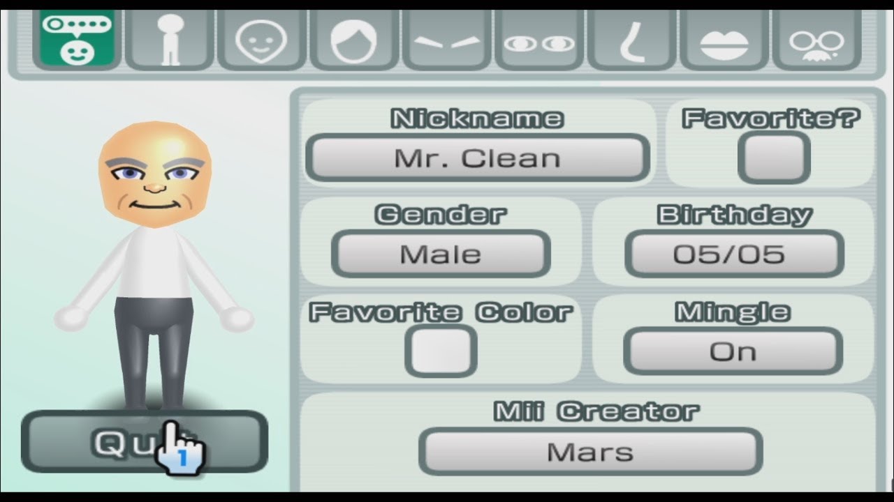 Mr. Clean - Mii 1496 - YouTube