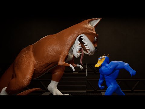 Garten of Banban 8 - ENDING Scene: Kittysaurus vs Flumbo