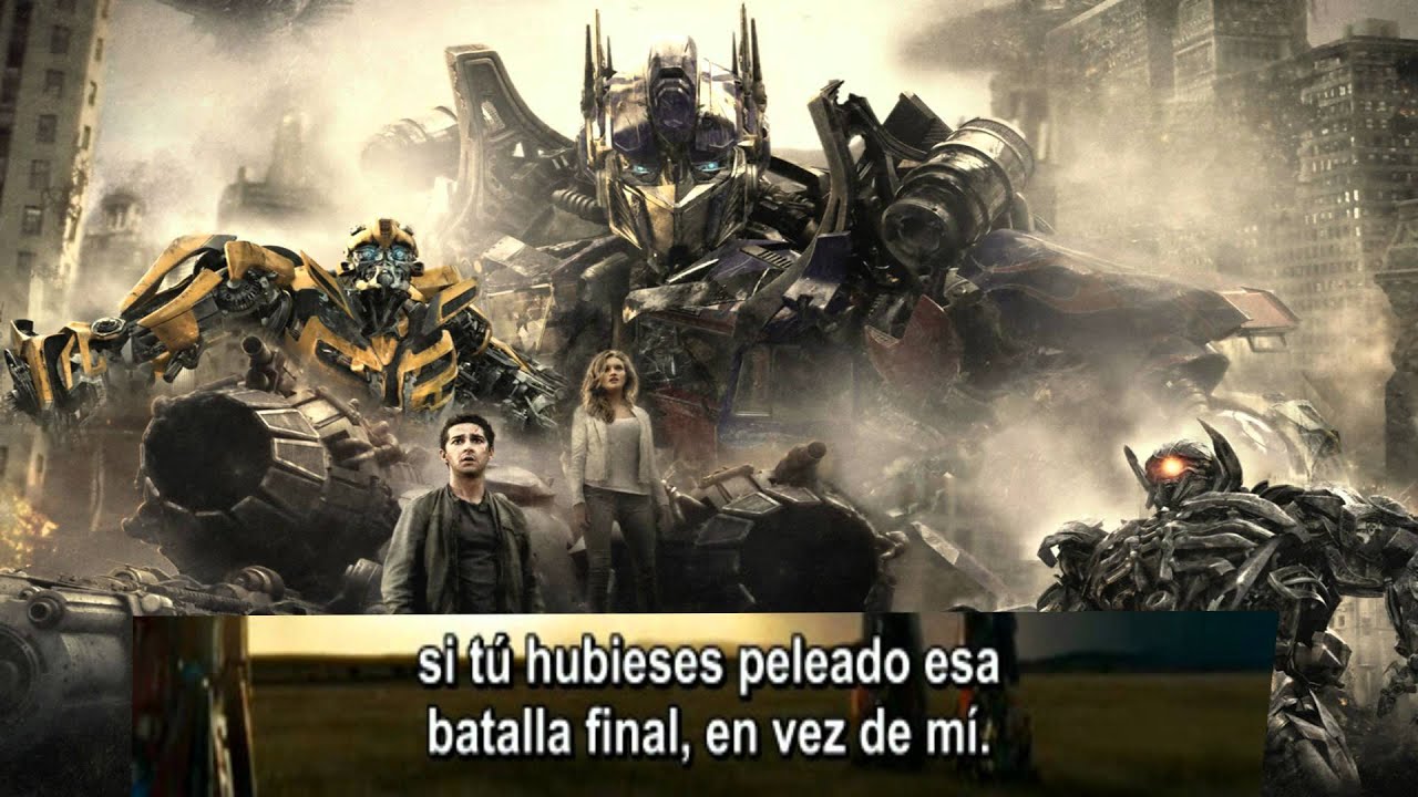 frases de optimus prime TF3 en INGLES/SUB ESPAÑOL full el mejor - YouTube