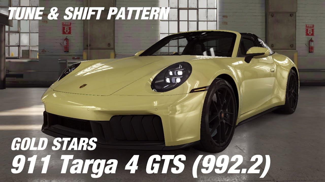 [4K] CSR2 | Porsche 911 Targa 4 GTS (992.2) (Gold stars) • Tune & Shift ...