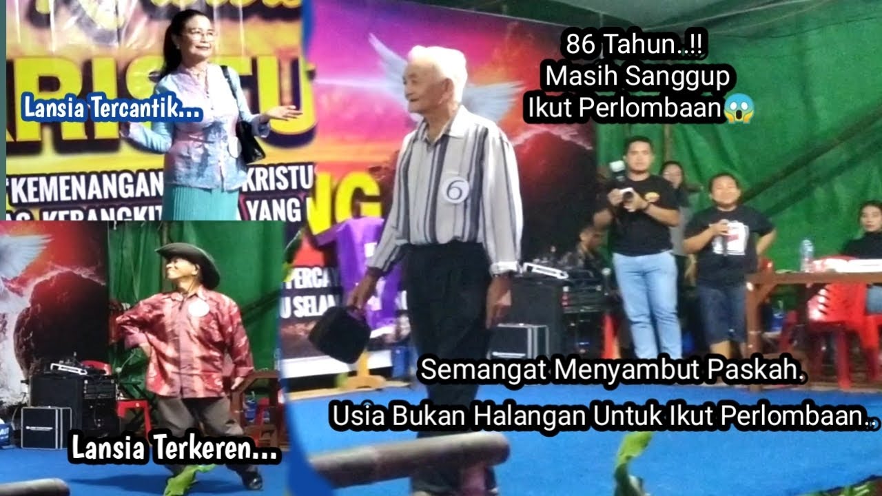 Lomba Senyum Lansia Jemaat GMIM Bukit Karmel Sarongsong 2 - YouTube