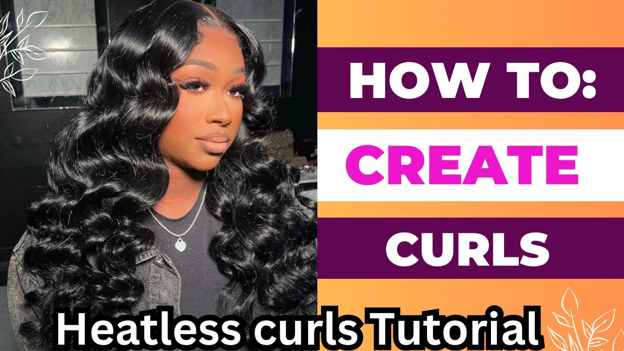 How to create CURLS|Heatless curls Tutorial - YouTube