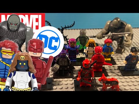 Custom Minifigs Pt. 2: Lego Marvel and Dc from BrickPandaToys!! - YouTube