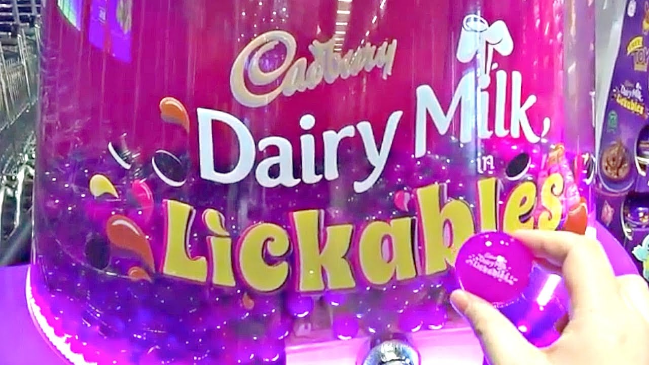 Mini Cadbury Dairy Milk Bouncy Ball Vending Machine - YouTube