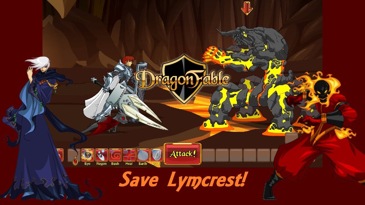 DragonFable Let's Play #02 - Save Lymcrest - YouTube