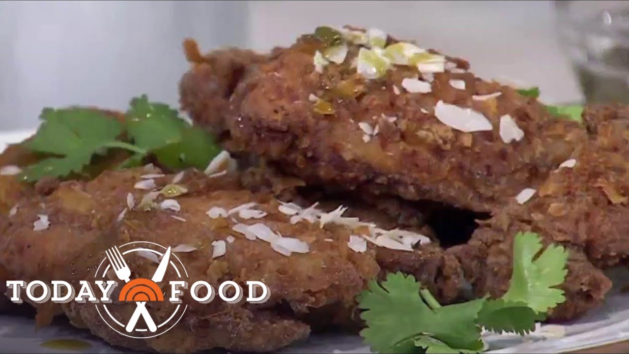 Coconut fried chicken: Get Marcus Samuelsson’s recipe - YouTube