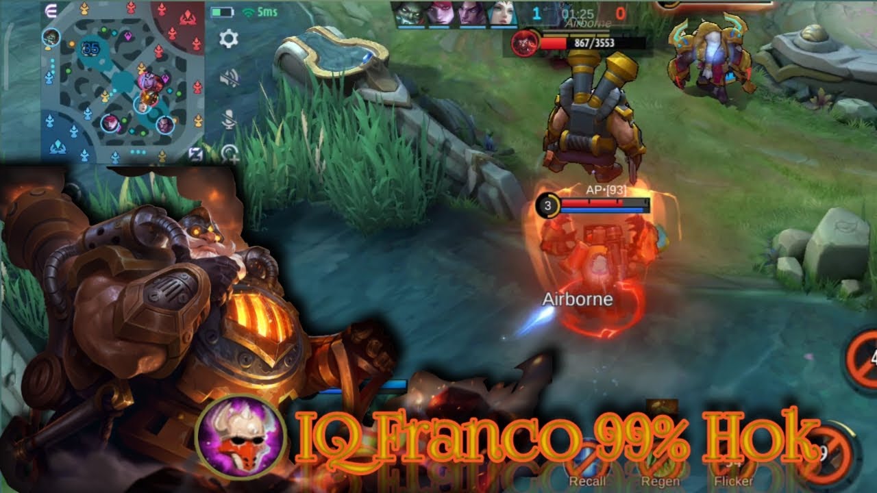 IQ Franco 99% Hok || Rotasi mendapatkan MVP #moblilelegends #mlbb # ...