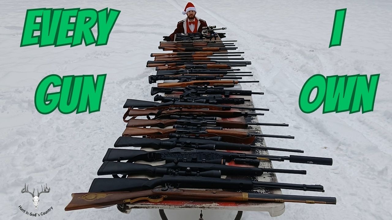 Shooting Every Gun I Own! Merry Christmas! - YouTube