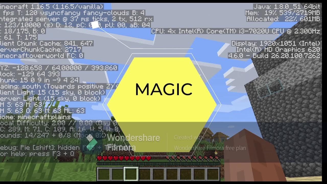 How to open coordinates in Minecraft - YouTube