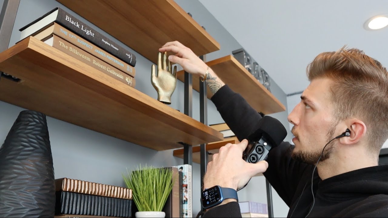 ASMR in a Hotel Lobby | Public ASMR - YouTube