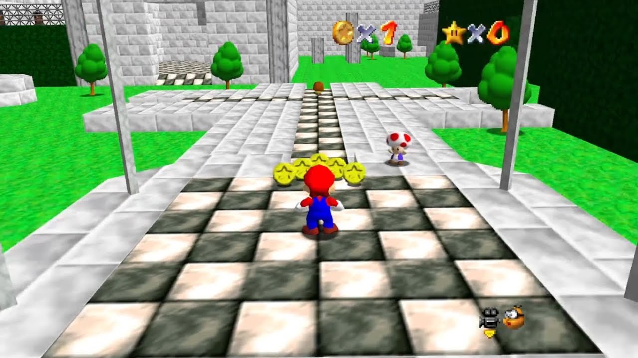 Royal Courtyard by smilysora - Mario Builder 64 - YouTube