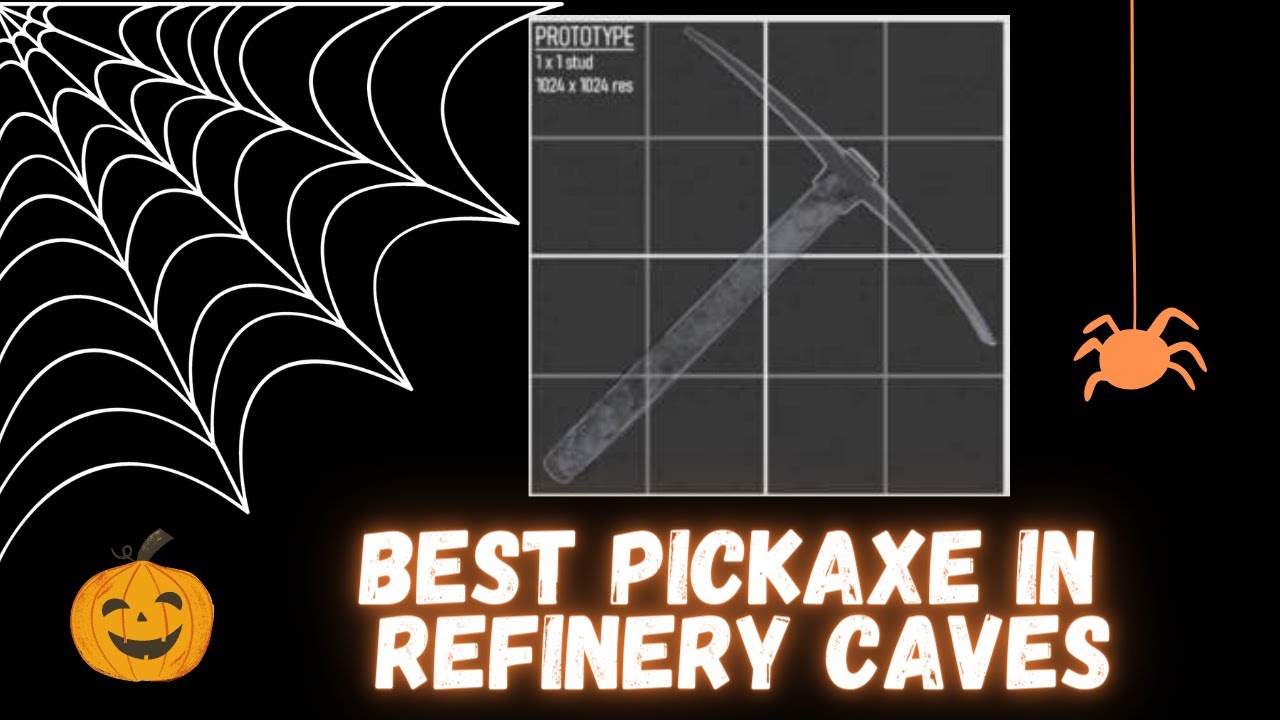 HALLOWEEN PICKAXE - REFINERY CAVES ROBLOX - YouTube