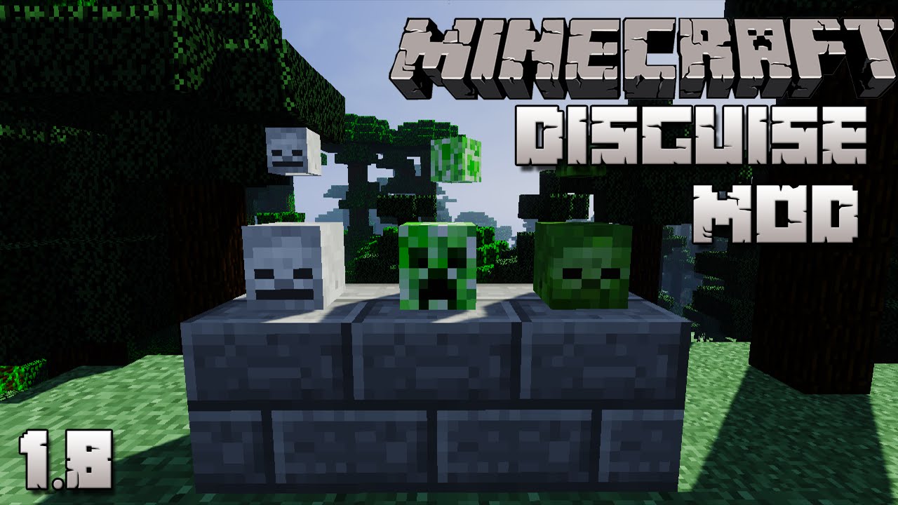 Minecraft 1.8 | DISFRACES - Disguise Mod Español! - YouTube