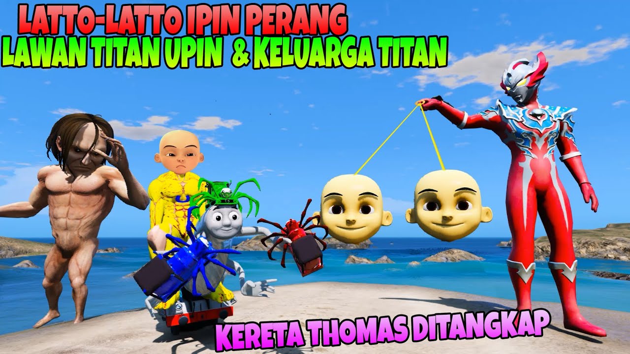 ULTRAMAN TAIGA GUNAKAN LATT0-LATT0 IDIN HENTIHKAN TITAN UDIN & KELUARGA ...