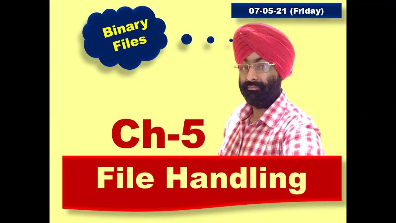 XII || CS || File Handling || Binary File || Update Record || tell ...