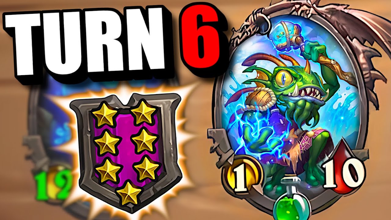 Getting a 7-drop on TURN SIX! | Hearthstone Battlegrounds - YouTube