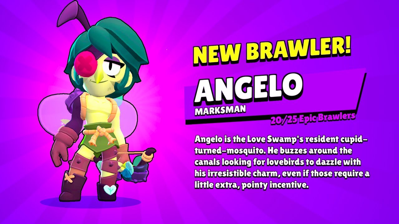 Brawl Stars Angelo Unlocked Gameplay - YouTube