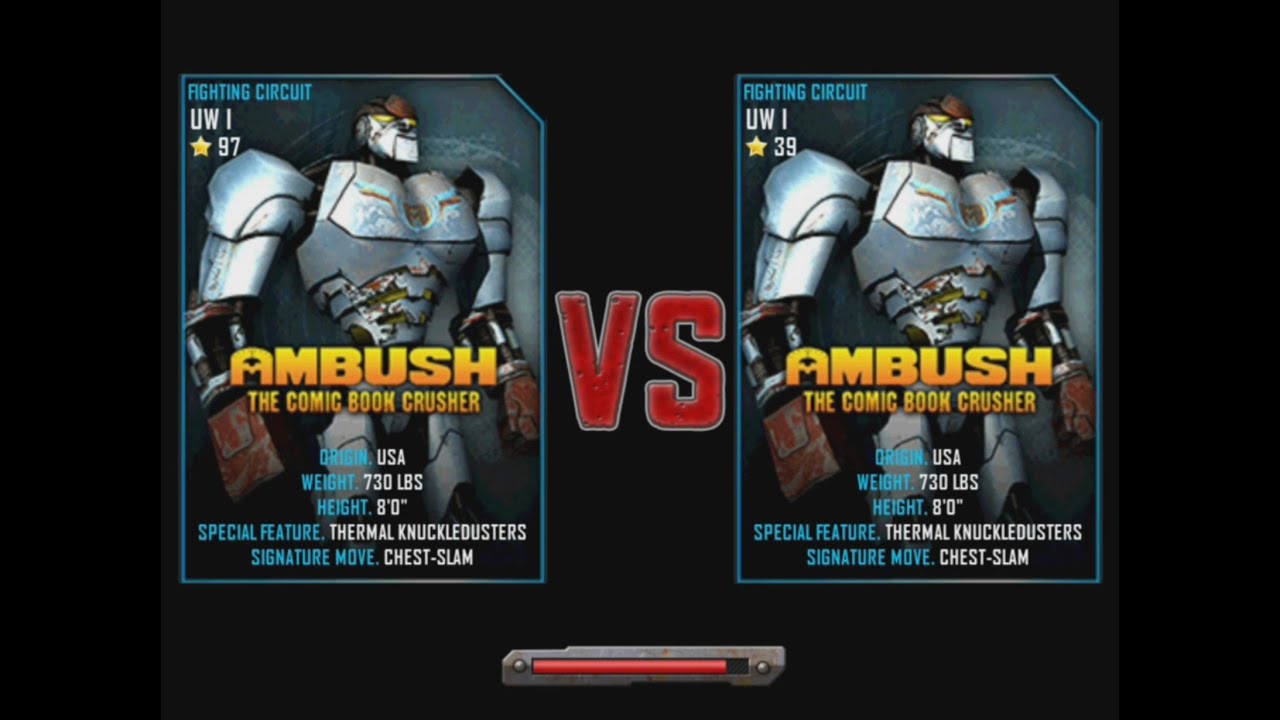 Real Steel WRB Ambush VS Ambush Championship NEW - YouTube
