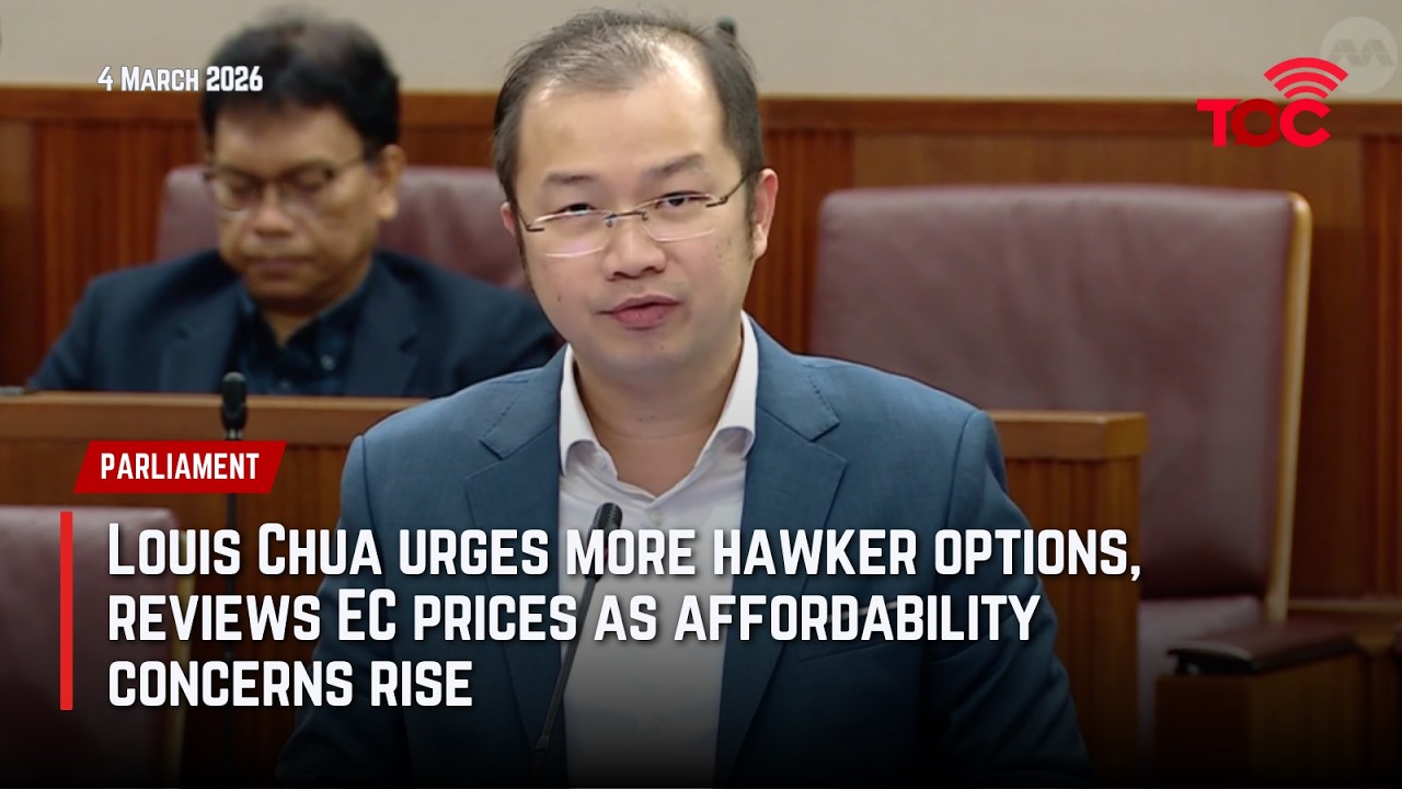 Louis Chua urges more hawker options, reviews EC prices as ...