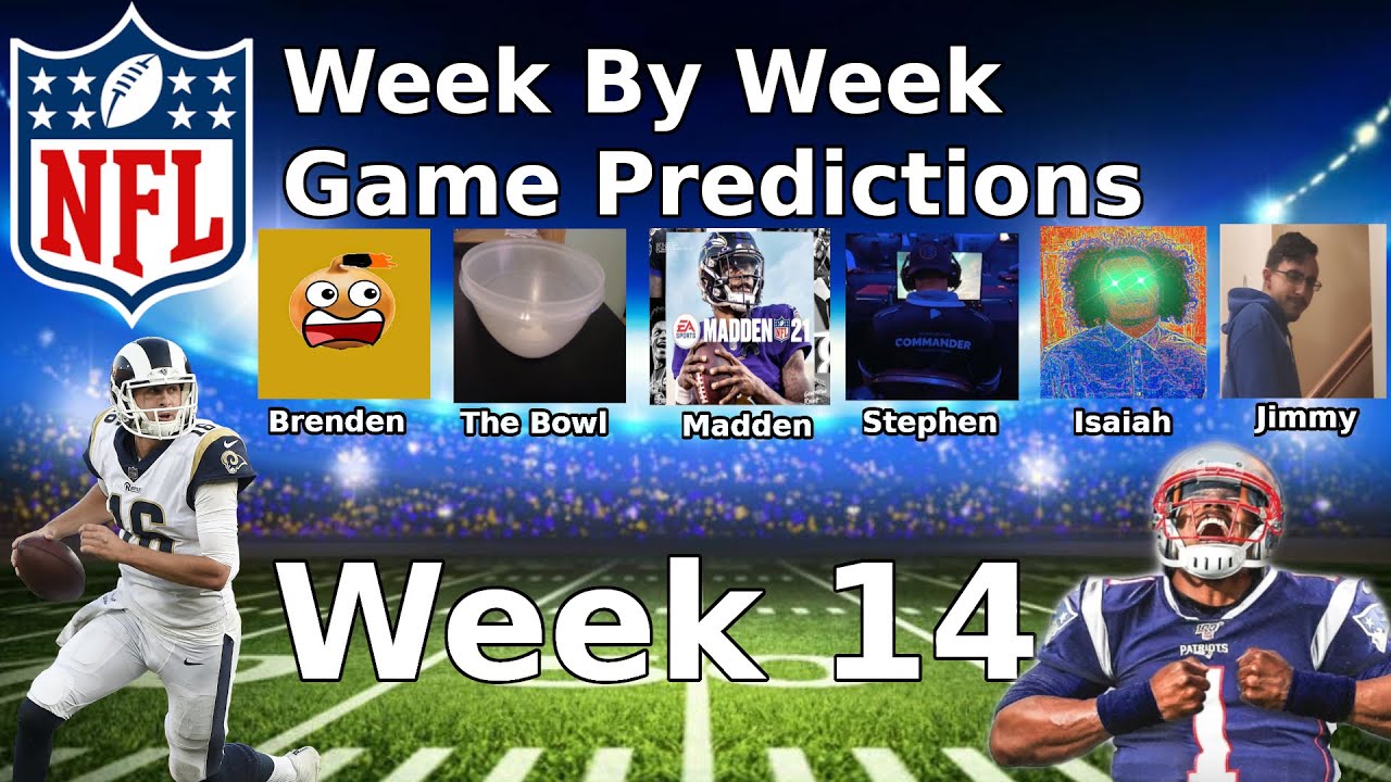 NFL Week 14 2020 Game Predictions (Week by Week Predictions with Madden ...