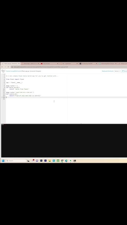 Web App Deployment Using Pythonanywhere Youtube