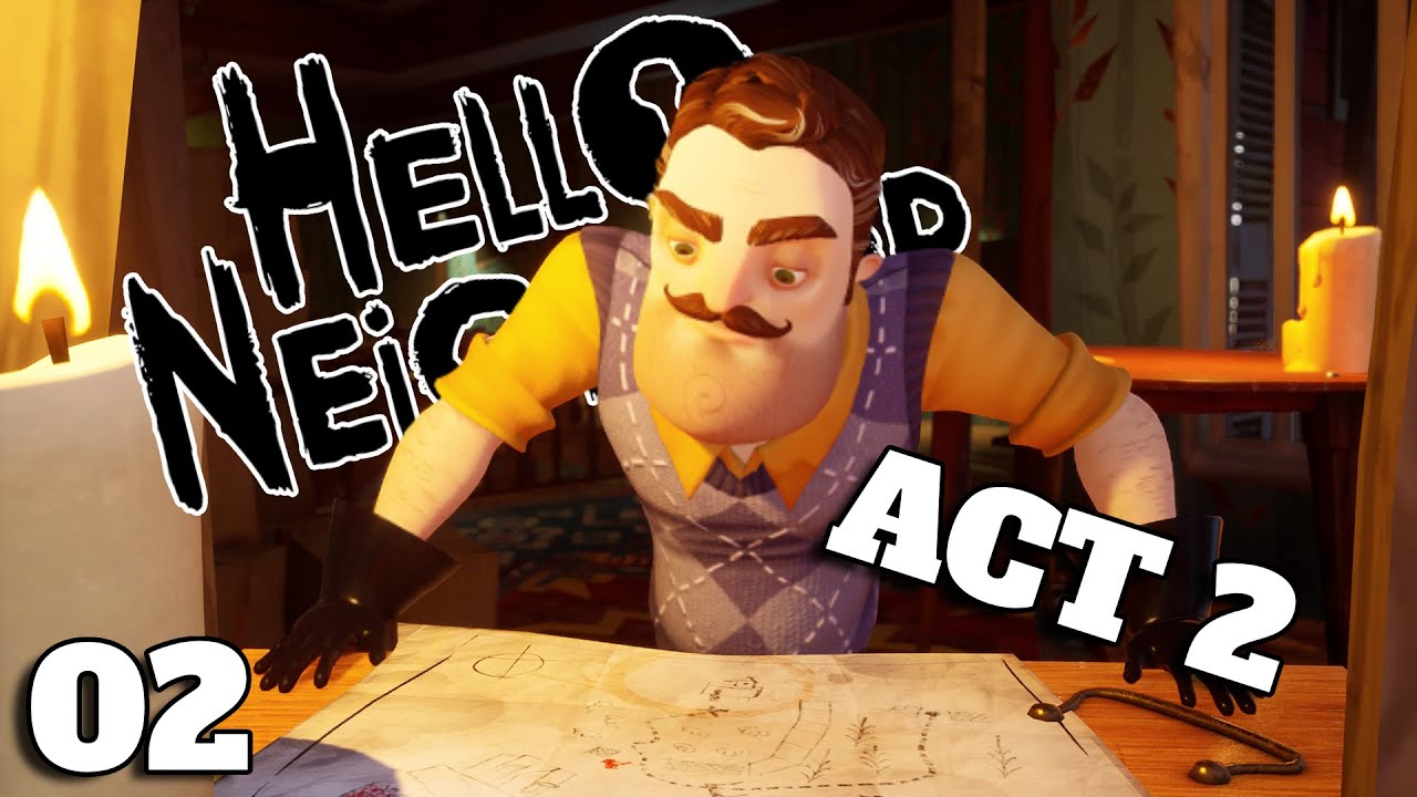 Trapped In The Basement - Hello Neighbor - Act 2 - YouTube