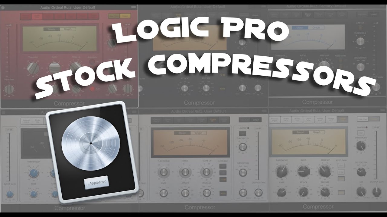 Using Logic Pro's Stock Compressors - YouTube