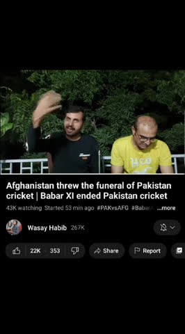 Wasay Habib Roasting Pak Team after loss to Afg 🤣🤣 - YouTube