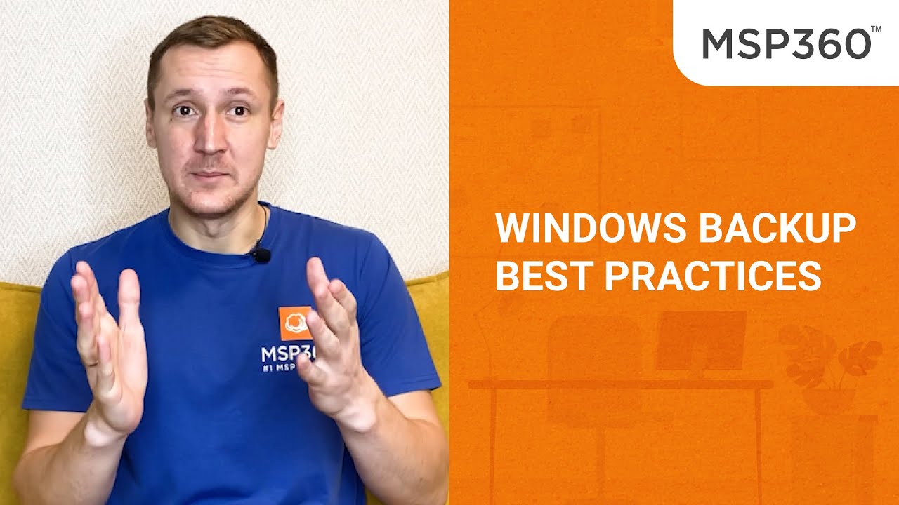 Windows Backup Best Practices - YouTube