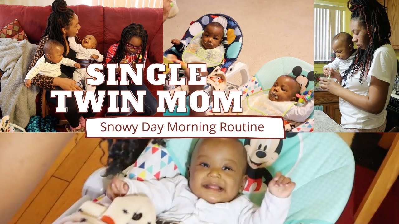 REALISTIC TWIN MOM MORNING ROUTINE | DAY IN THE LIFE WITH 5 MONTH OLD ...