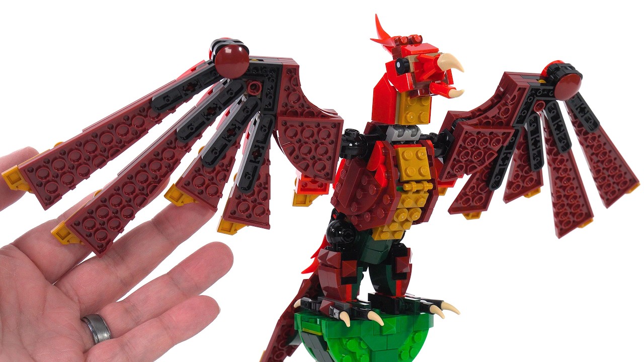 LEGO Creator Phoenix: Medieval Dragon B model review! 31161 # ...