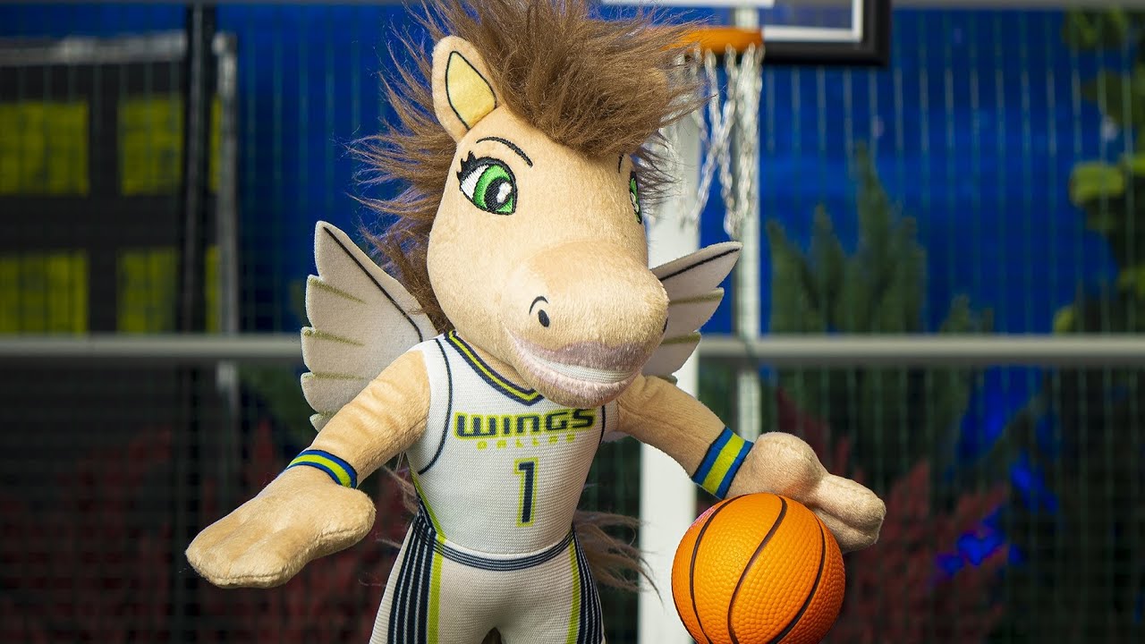 Bleacher Creatures Dallas Wings Lightning 10" Mascot Plush Figure ...