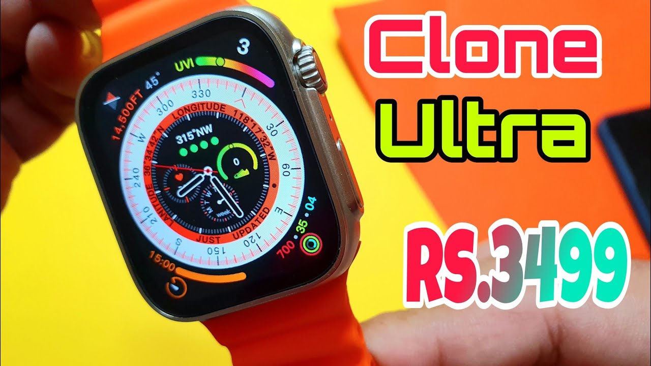 Apple Watch Ultra | Clone Smartwatch | Rs.3499 Only - YouTube