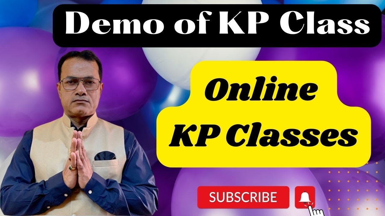 Demo of KP Astro online Class - kp astrology - YouTube