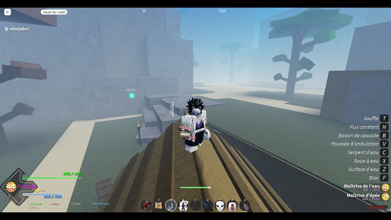 entrainement contre Sabito project slayer roblox - YouTube