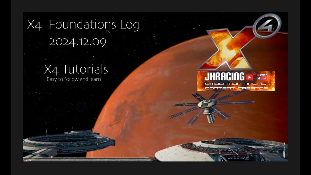 X4 Foundations Log 2024.12.09 X4 Tutorials - YouTube