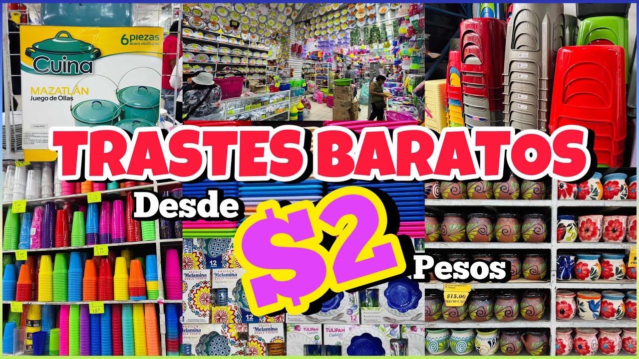 🤑TRASTES SÚPER BARATOS / PLATOS, TERMOS, CAJAS ORGANIZADORAS😱¡MAYOREO ...
