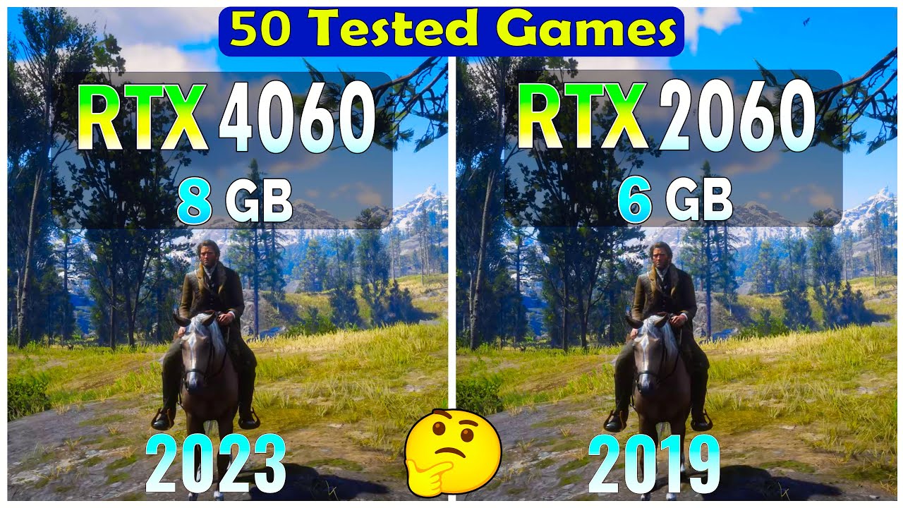 RTX 4060 vs RTX 2060 - Test in 50 games at 1080P max settings - YouTube