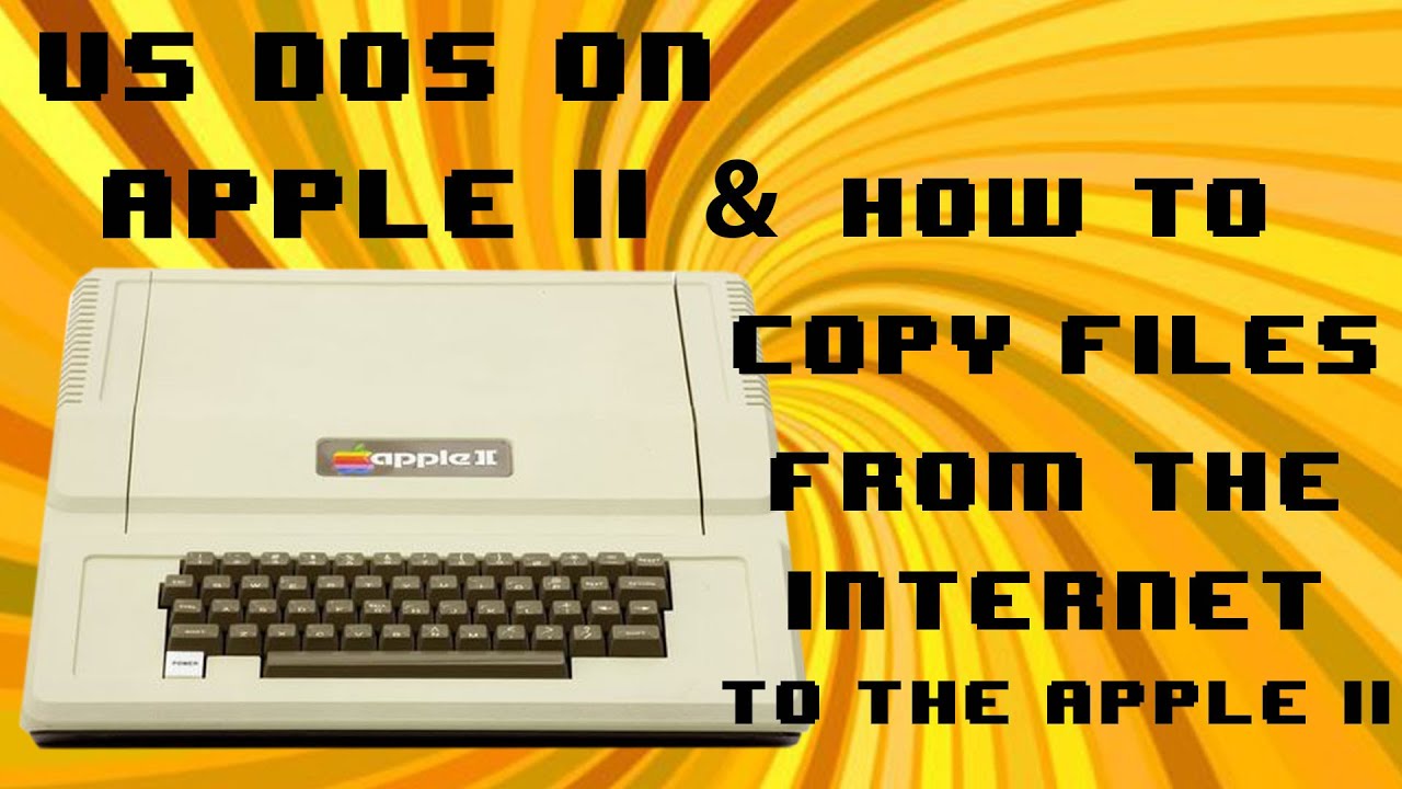 MS DOS on Apple IIe?? Kinda! AND Transferring Files From the Internet ...