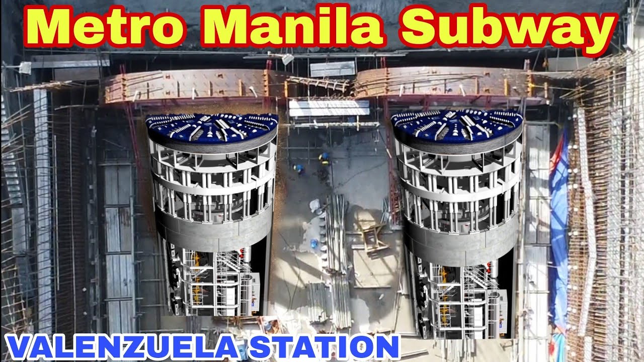 Project of the Century METRO MANILA SUBWAY VALENZUELA STATION - YouTube