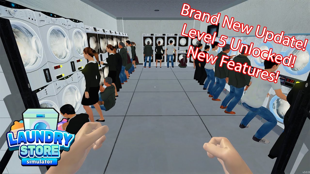 🔥 Laundry Store Simulator UPDATE! 🚀 New Machines, Features & Tons of ...